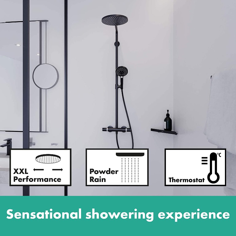 Hansgrohe Matt Black Toilet Shower Set and Accessories #MattBlack ...