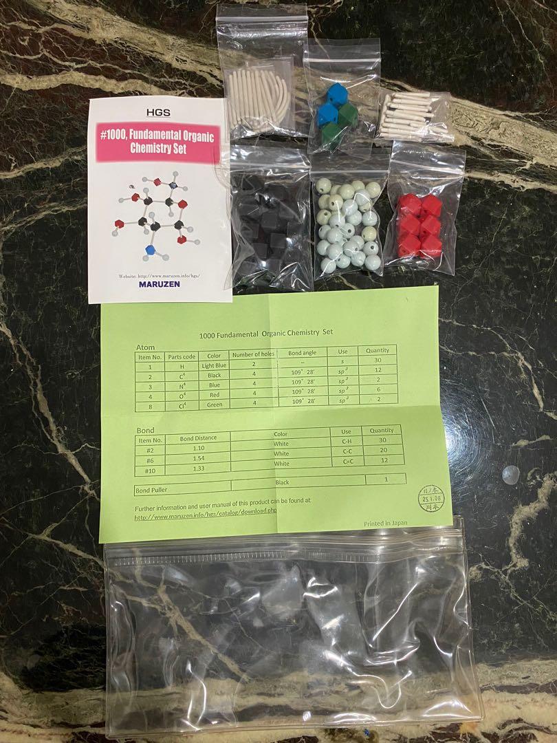 HGS #1000 Fundamental Organic Chemistry Set, Everything Else on Carousell
