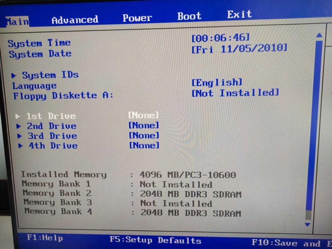 HP N1996 Motherboard with i5 processor Cooler Master 4GB RAM + internal ...