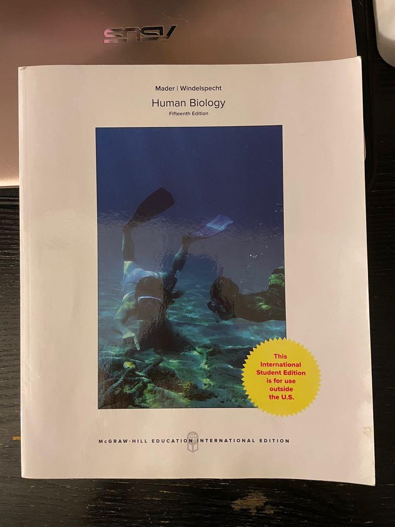 Human Biology 15th Edition McGraw Hill By Sylvia Mader and Michael Windelspecht, Hobbies & Toys ...