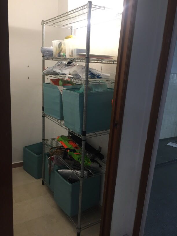 Ikea Omar Rack, Furniture & Home Living, Furniture, Shelves, Cabinets ...