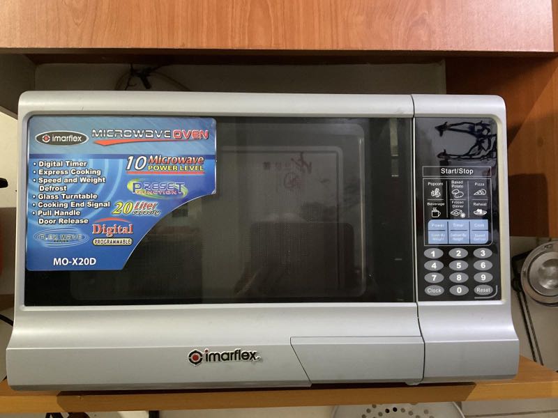 Imarflex Microwave Oven 20L MO-X20D, TV & Home Appliances, Kitchen ...