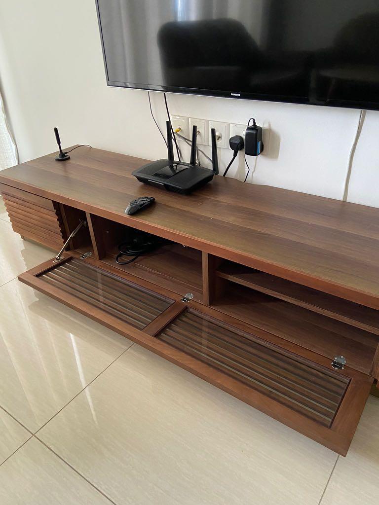 Japanese style TV console, Furniture & Home Living, Furniture, TV ...