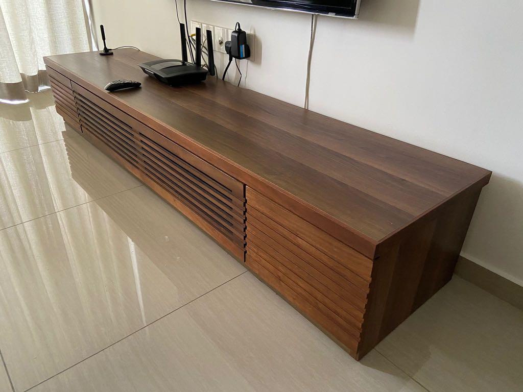 Japanese style TV console, Furniture & Home Living, Furniture, TV ...