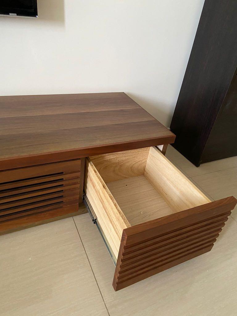 Japanese style TV console, Furniture & Home Living, Furniture, TV ...