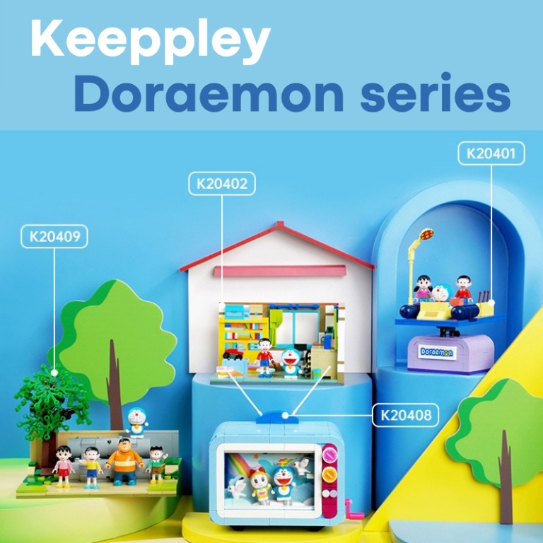 Keeppley Doraemon Brick Sets (Licensed), Hobbies & Toys, Toys & Games ...