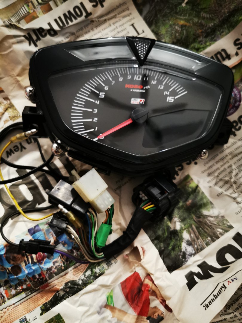 Koso Meter Spark 135, Motorcycles, Motorcycle Accessories on Carousell