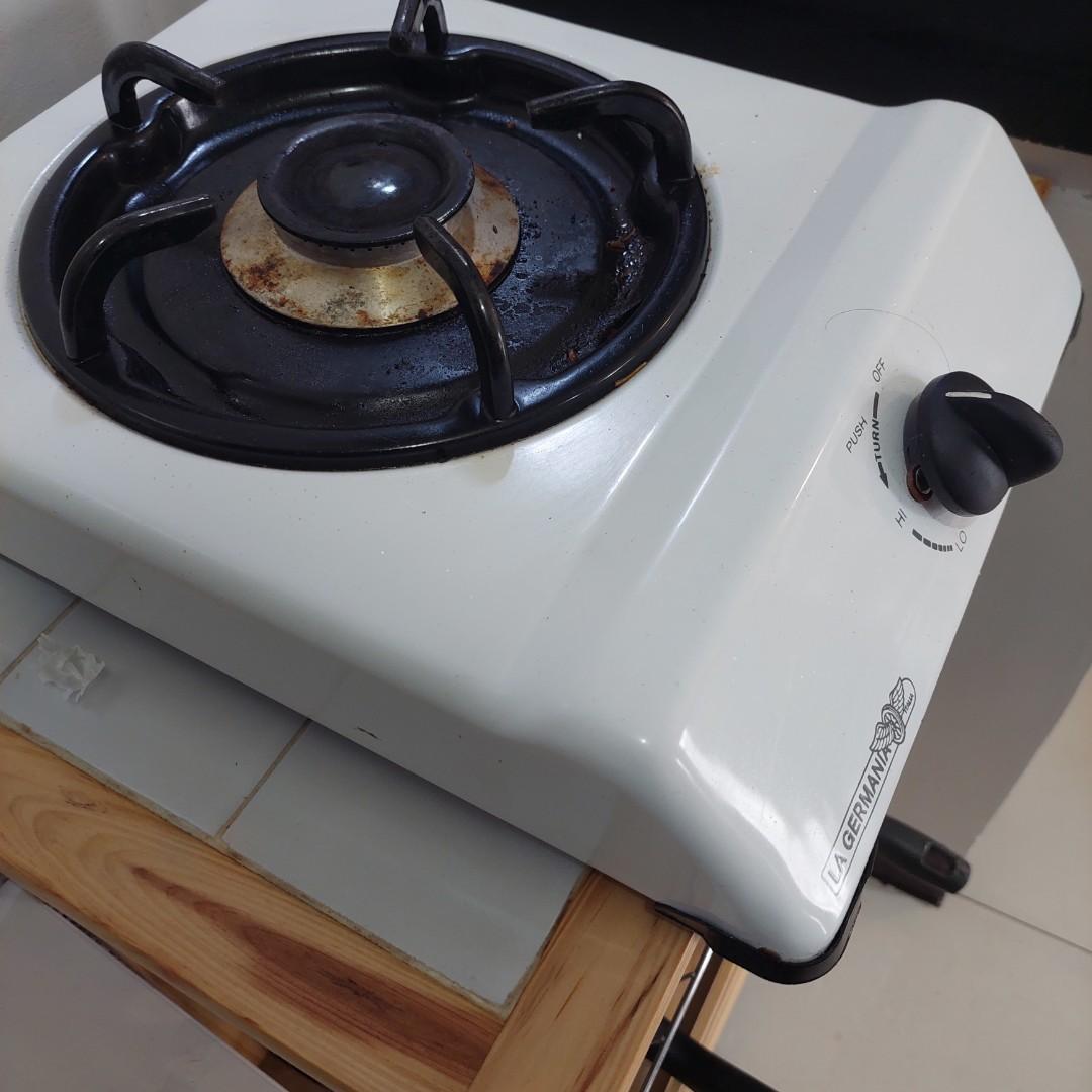 La Germania gas stove with Gasulette LPG tank, TV & Home Appliances ...
