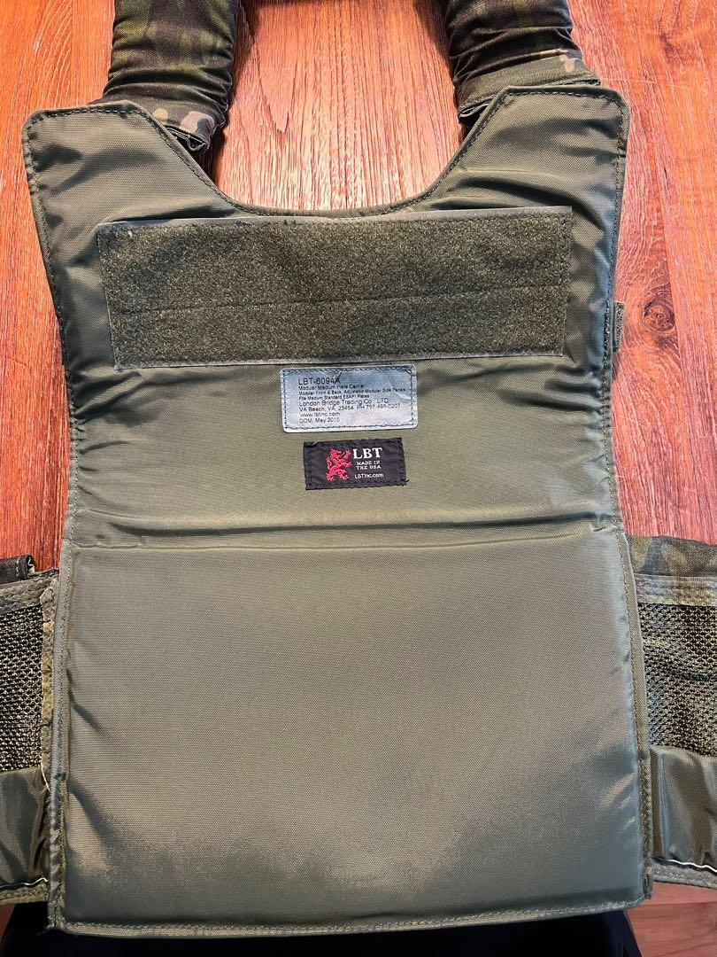 LBT-6094A Tropic Multicam Plate Carrier. Modular Front & Back ...