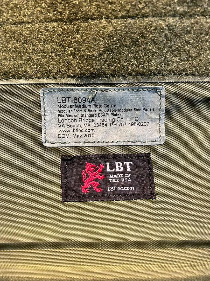 LBT-6094A Tropic Multicam Plate Carrier. Modular Front & Back ...