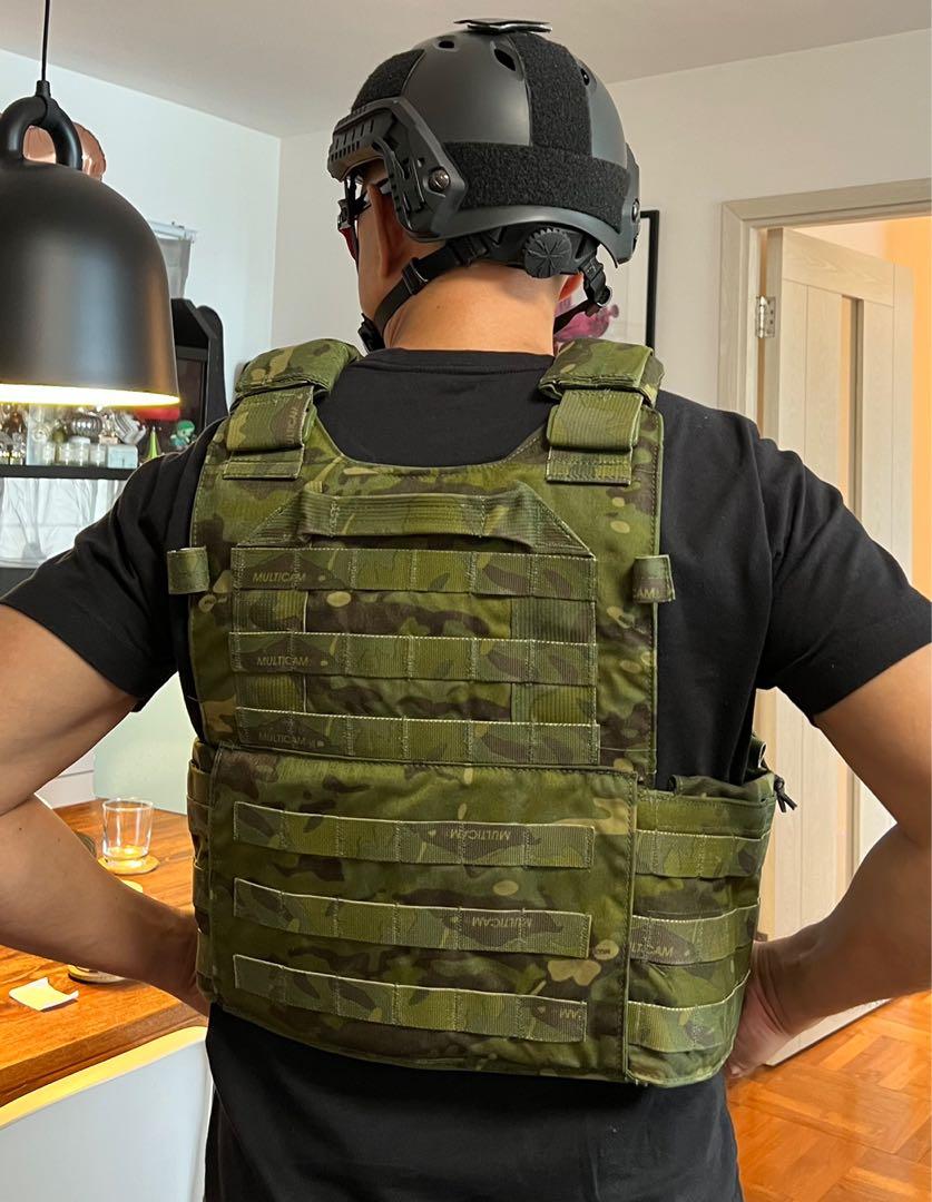 LBT-6094A Tropic Multicam Plate Carrier. Modular Front & Back ...
