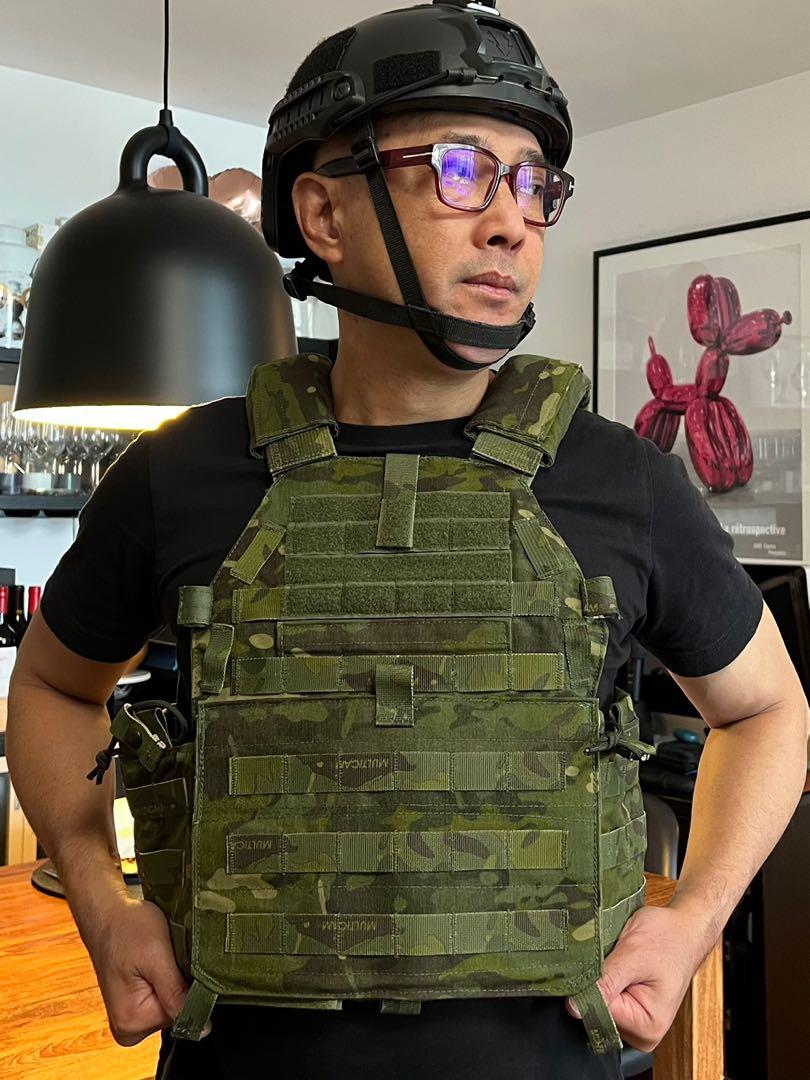LBT-6094A Tropic Multicam Plate Carrier. Modular Front & Back ...