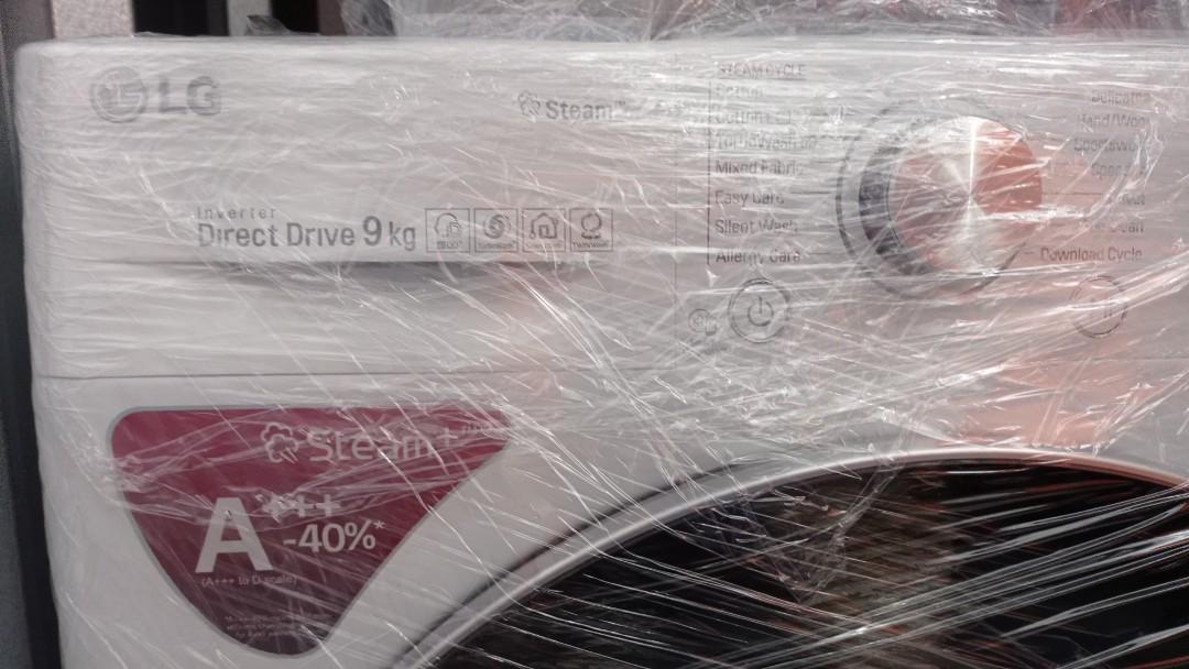 LG 9kg AI Direct Drive FV1409S3W, TV & Home Appliances, Washing ...
