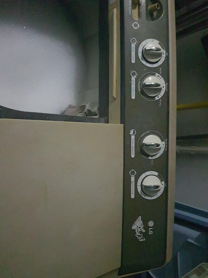 LG Washing Machine Roller Jet Twin Tub, TV & Home Appliances, Washing ...