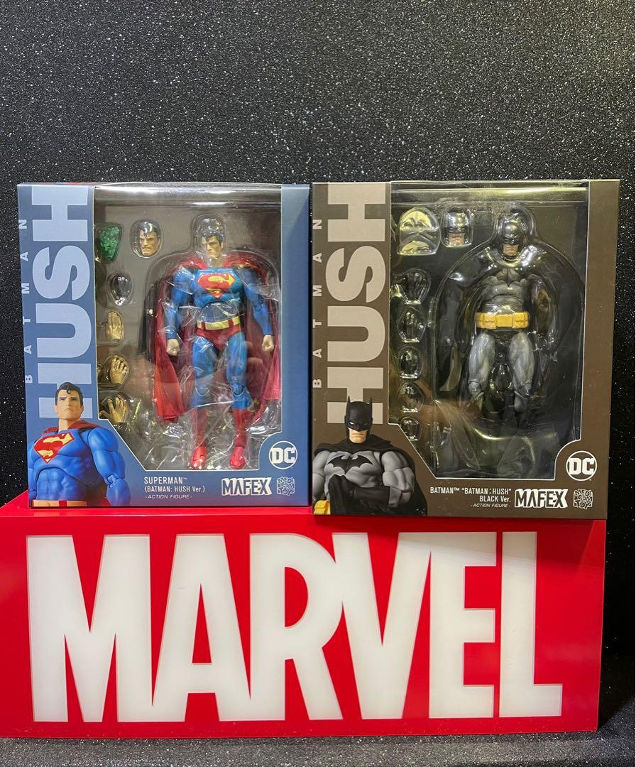 Mafex Superman Hush Version & Mafex Batman Black Hush Version, Hobbies ...