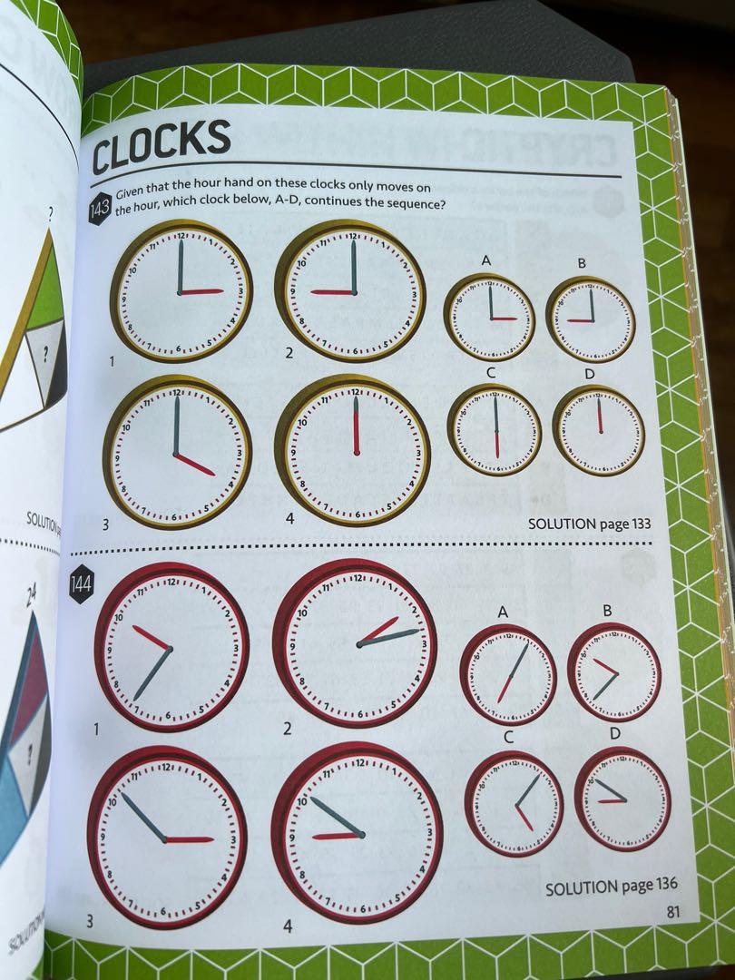 Mensa Most Difficult Pattern Puzzle, Hobbies & Toys, Books & Magazines ...