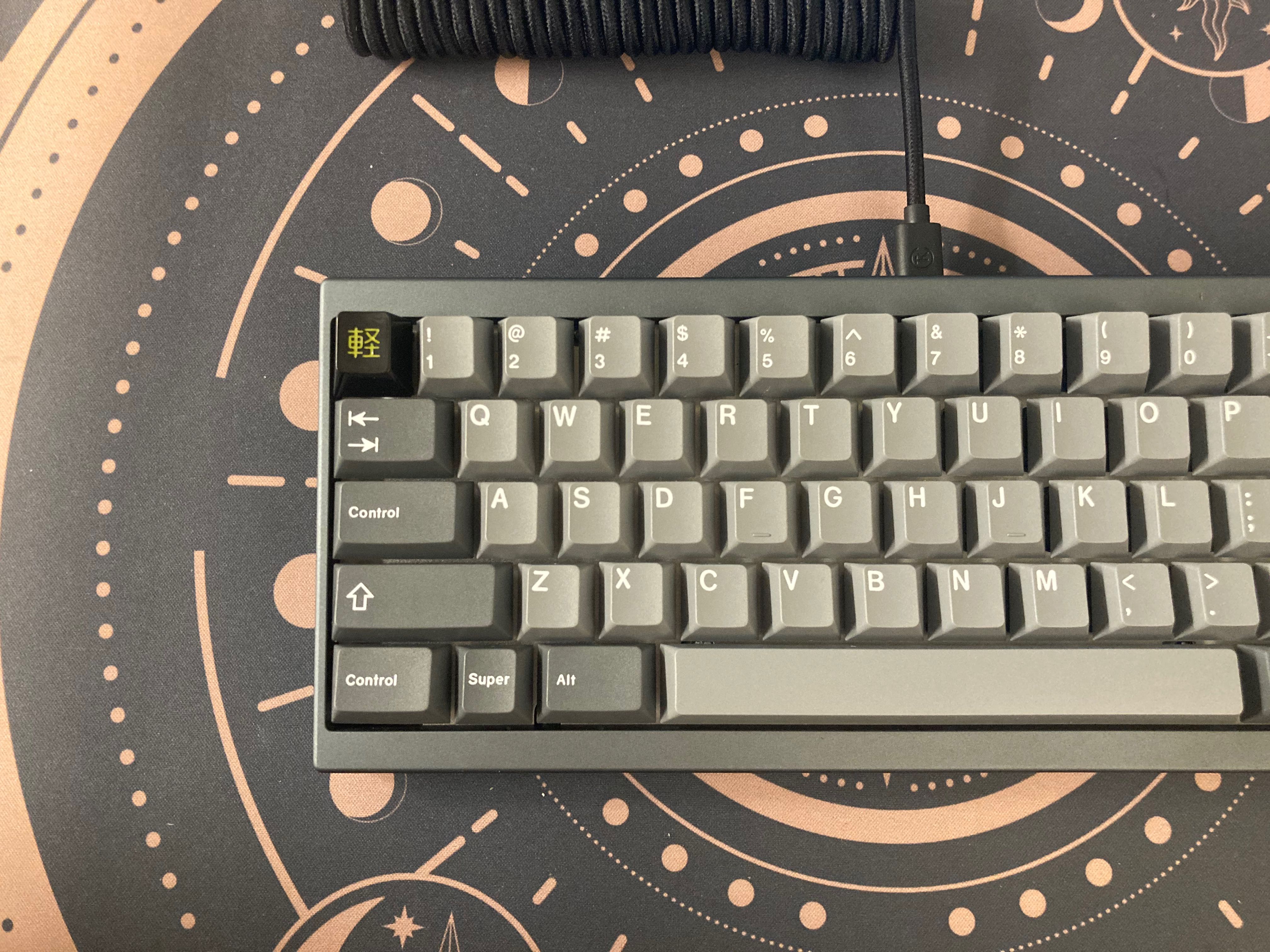 Monokei Kei R2 Titan Grey WK Brass Bottom Custom Mechanical Keyboard ...