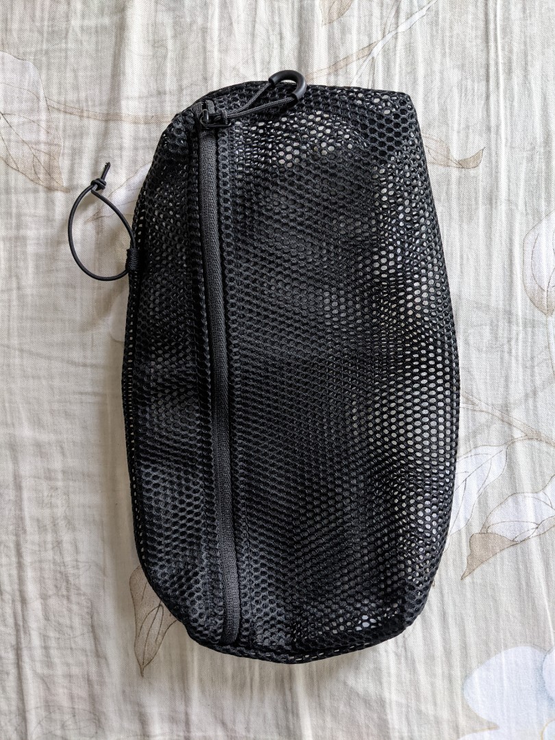 Muji mesh black pouch, Men's Fashion, Bags, Belt bags, Clutches and ...