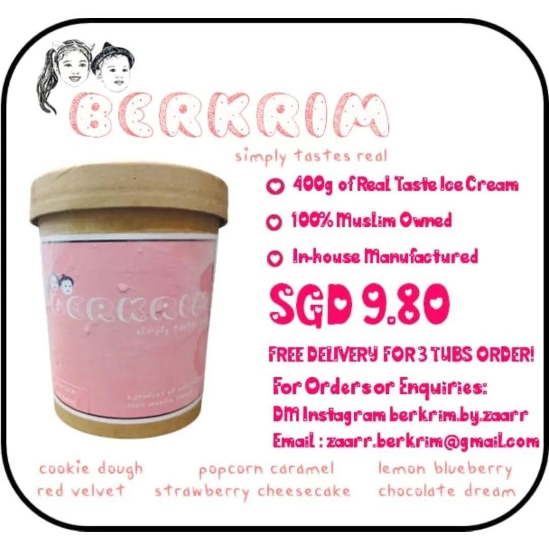 Muslim Own Homemade Ice Cream, Food & Drinks, Beverages on Carousell