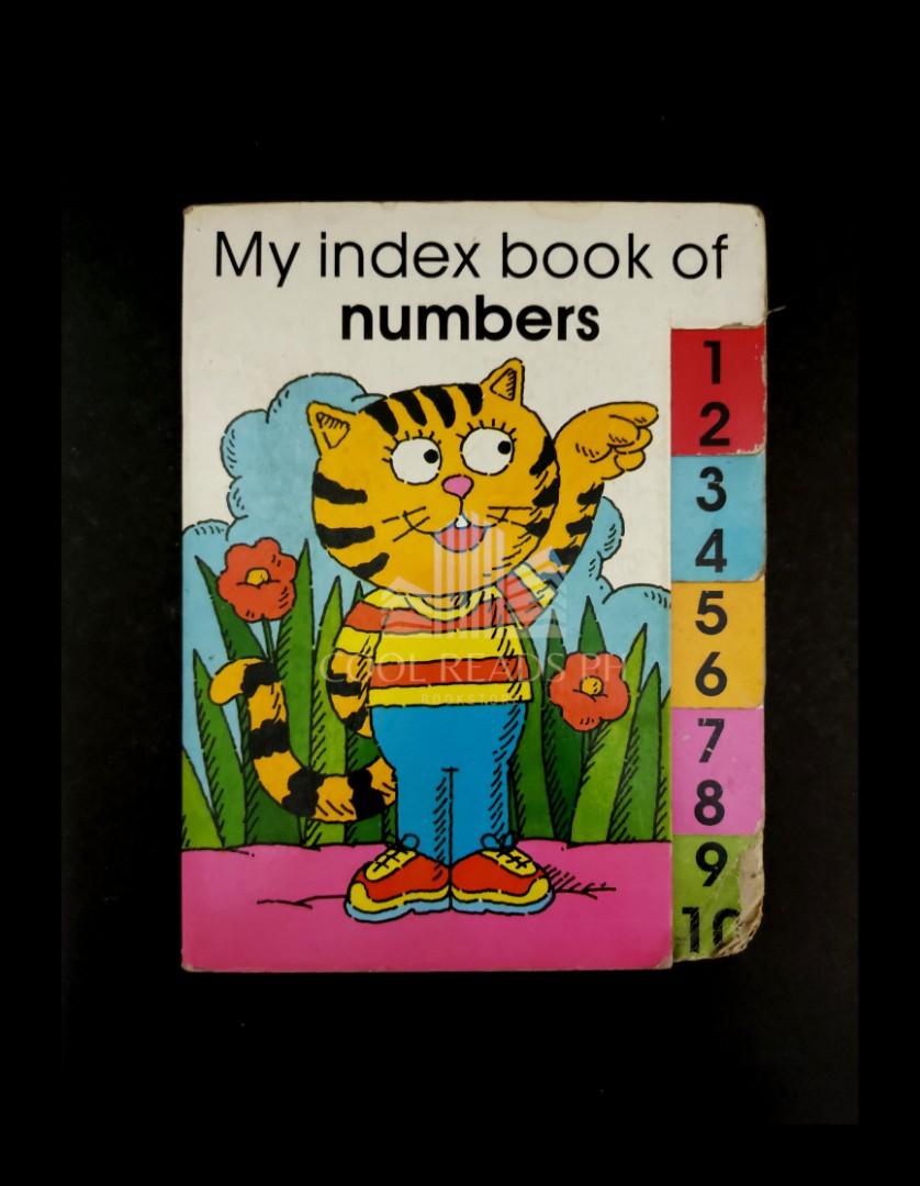 My index book of numbers (Board Book, Children's Books, Educational ...