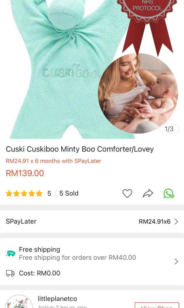 [NEW] Cuskiboo, Babies & Kids, Nursing & Feeding, Weaning & Toddler ...