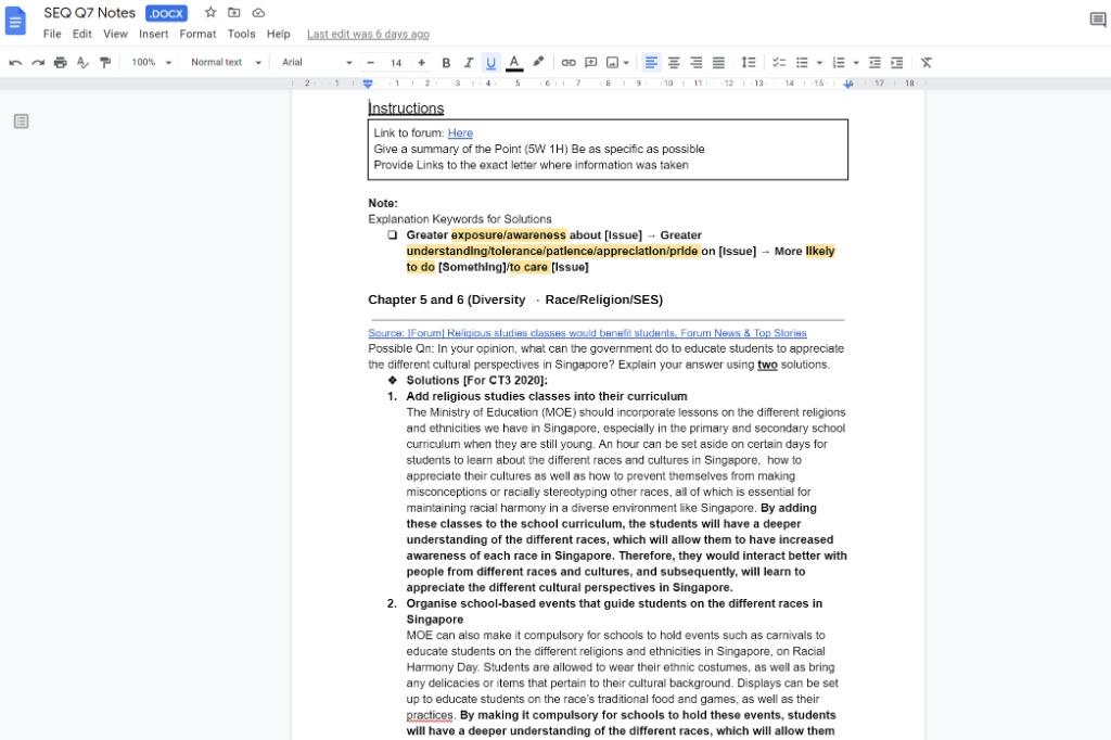 O Level Social Studies Notes I SBQ + SEQ Notes I sec 3 sec 4, Hobbies ...