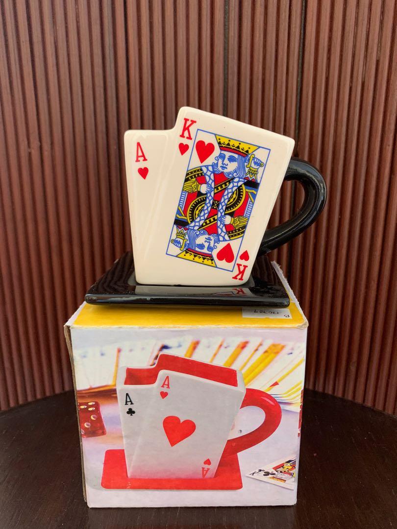 Playing Cards Mug, Furniture & Home Living, Kitchenware & Tableware ...