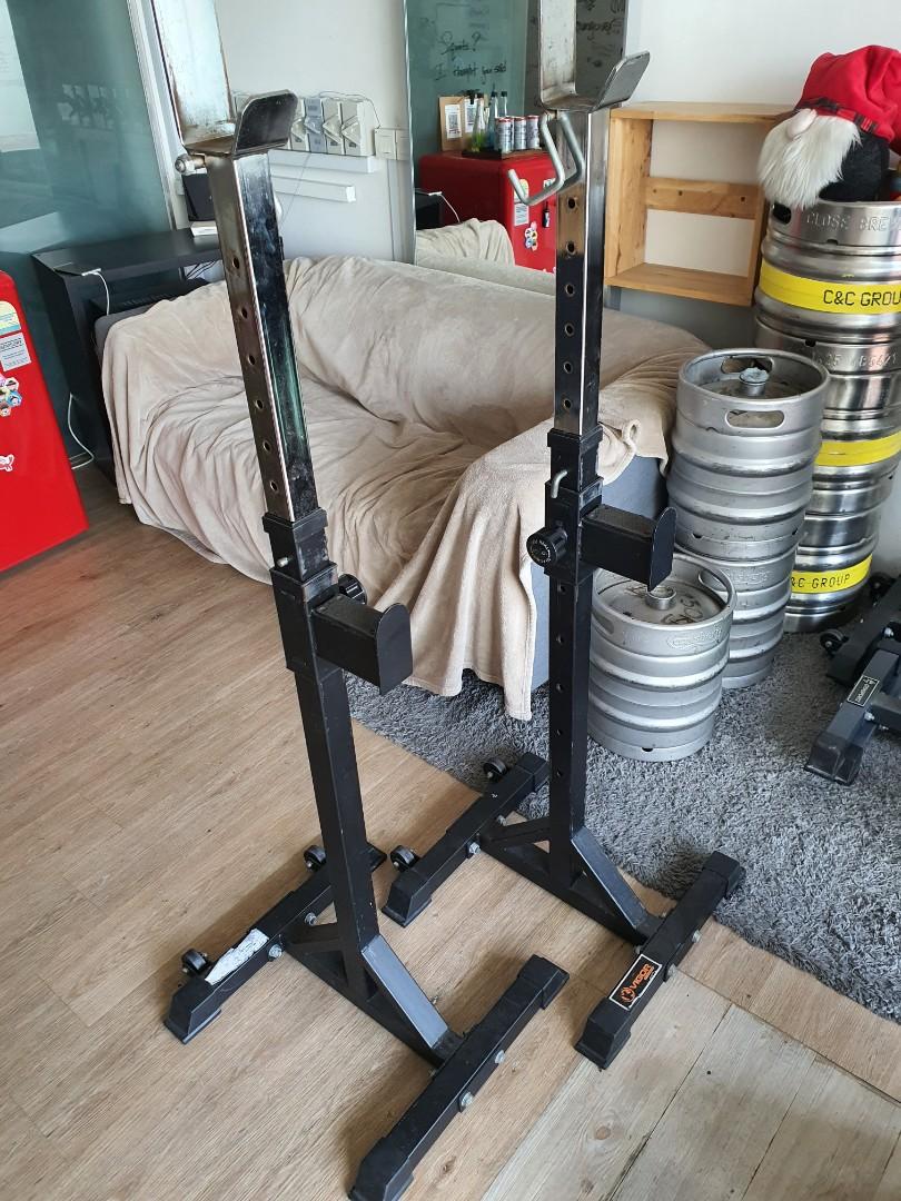 Portable Squat Rack, Sports Equipment, Exercise & Fitness, Cardio ...