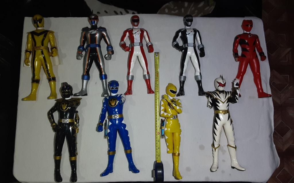 Power Rangers 12-Inch Vinyl Figure Set, Hobbies & Toys, Toys & Games on ...