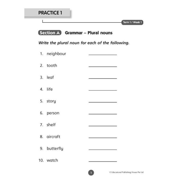 Primary 3 English Weekly Revision /Primary 3 English Assessment Book ...