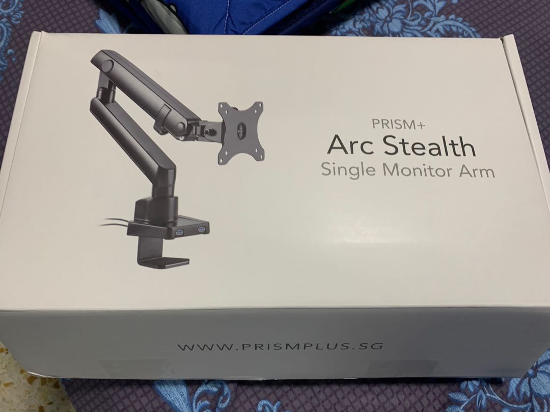 Prism monitor arm, Computers & Tech, Desktops on Carousell