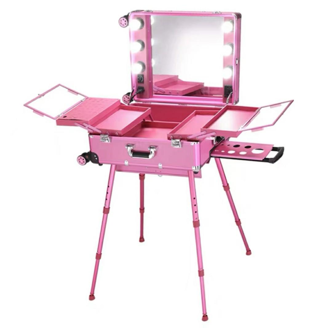 Professional portable makeup table., Furniture & Home Living, Furniture ...