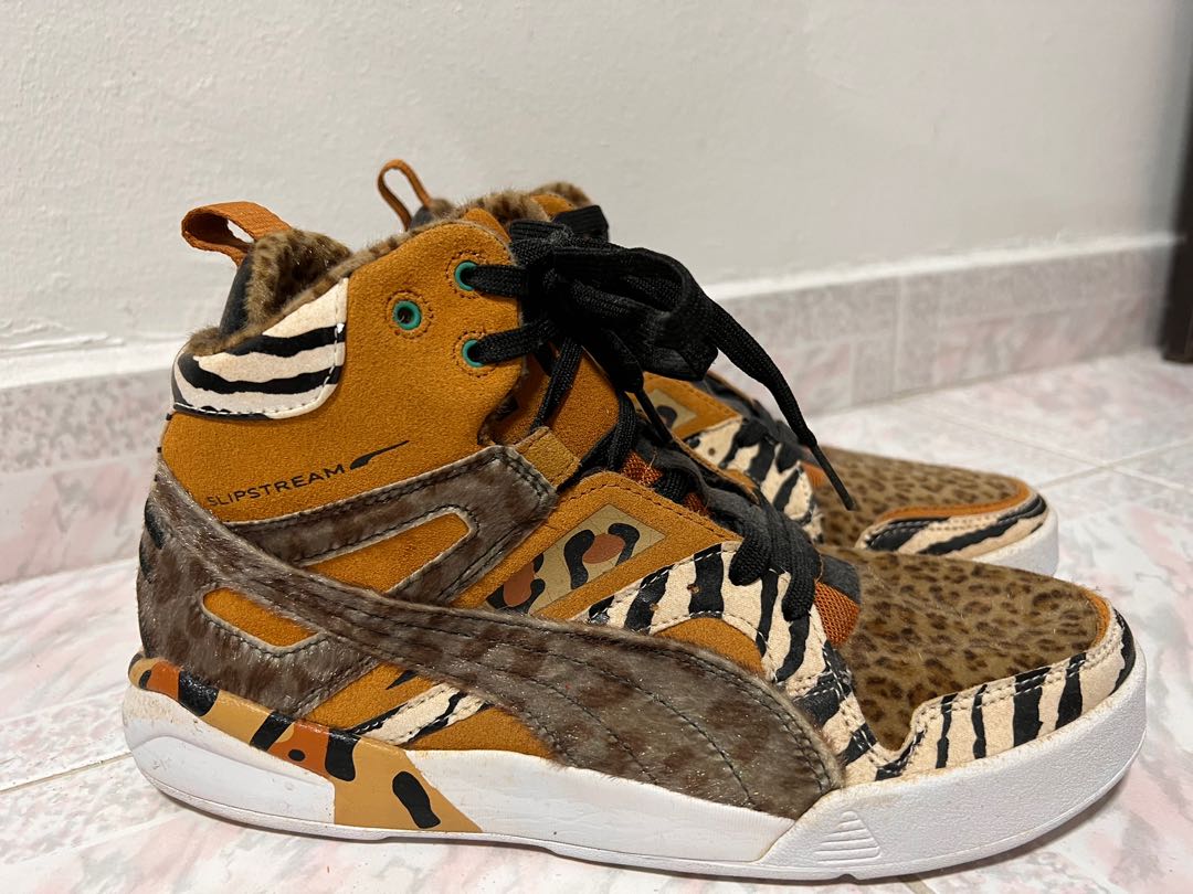 Puma Future Trinomic Slipstream Animal print high cut sneakers, Men's ...