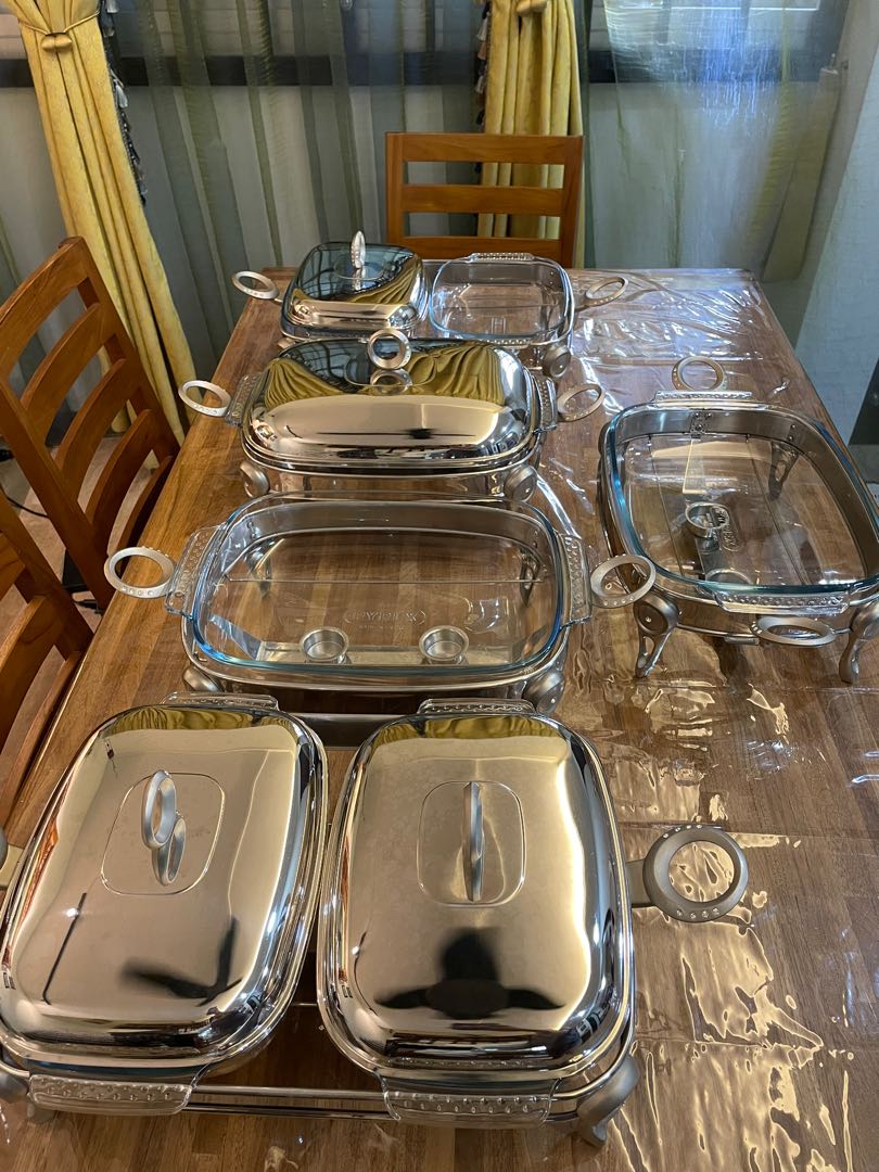 Pyrex buffet set, Furniture & Home Living, Kitchenware & Tableware ...