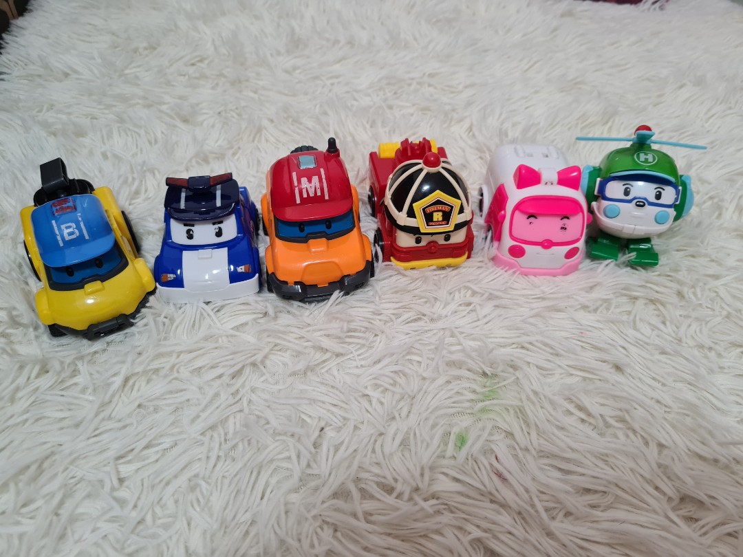 Robo car poli toy set, Hobbies & Toys, Toys & Games on Carousell