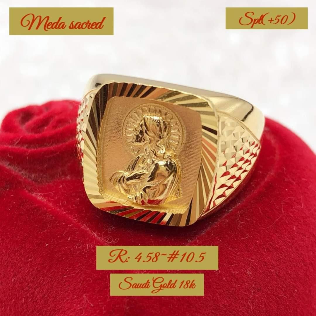 Saudi 18K MENS RING, Women's Fashion, Jewelry & Organizers, Rings on ...