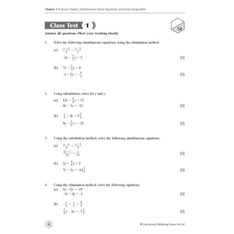 Secondary 2 (Exp) Mathematics Topical Tests / Secondary 2 Mathematics ...