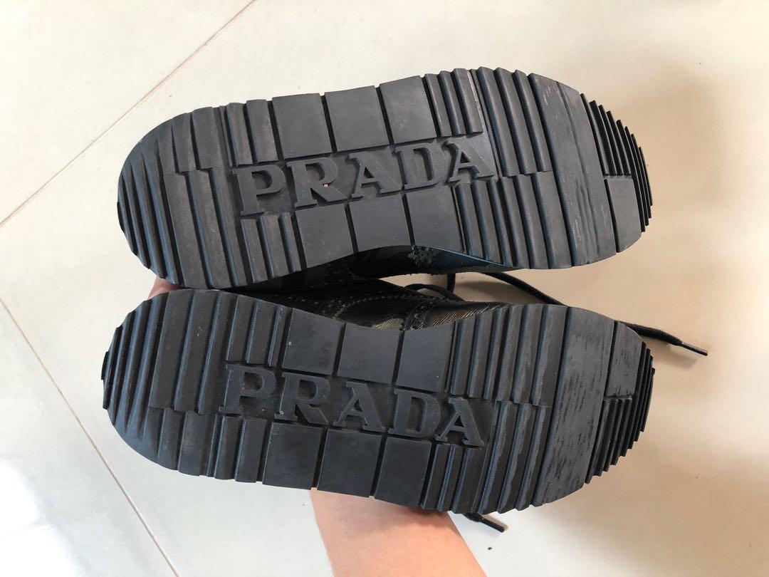 SEPATU PRADA BROGUES AUTHENTIC PRADA WINGTIP OXFORD SNEAKERS ORIGINAL ...