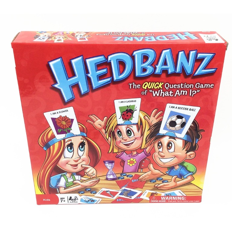 [SG Stock] Hedbanz Card Board Game Funny Toys Children parents party ...