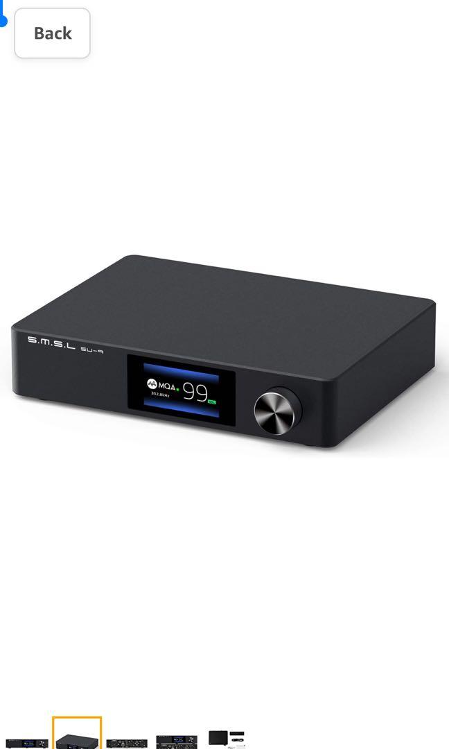 SMSL SU-9 MQA Full Decoder ES9038PRO DAC XMOS DSD512 PCM768kHz/32Bit ...