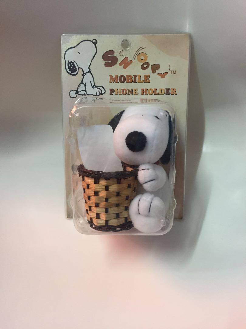 SNOOPY MOBILE PHONE HOLDER, Hobbies & Toys, Collectibles & Memorabilia ...