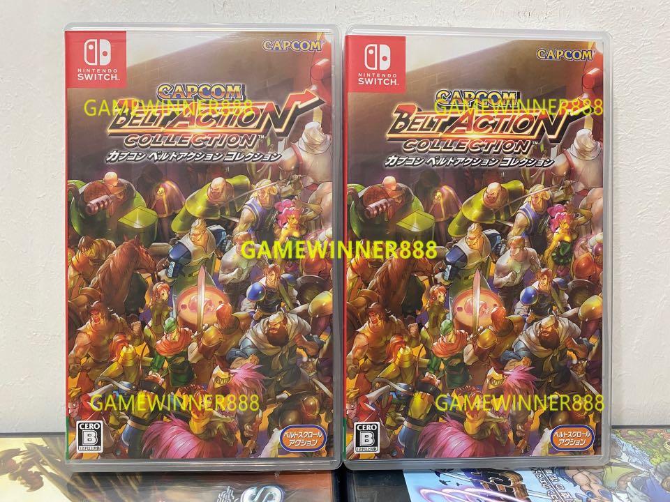 《新年禮物 聖誕禮物 首選 快閃價》 （中古二手）日版 初版 Switch NS遊戲 卡普空 街機 動作遊戲精選 合集 Capcom Belt Action Collection 中文英文日文 ...