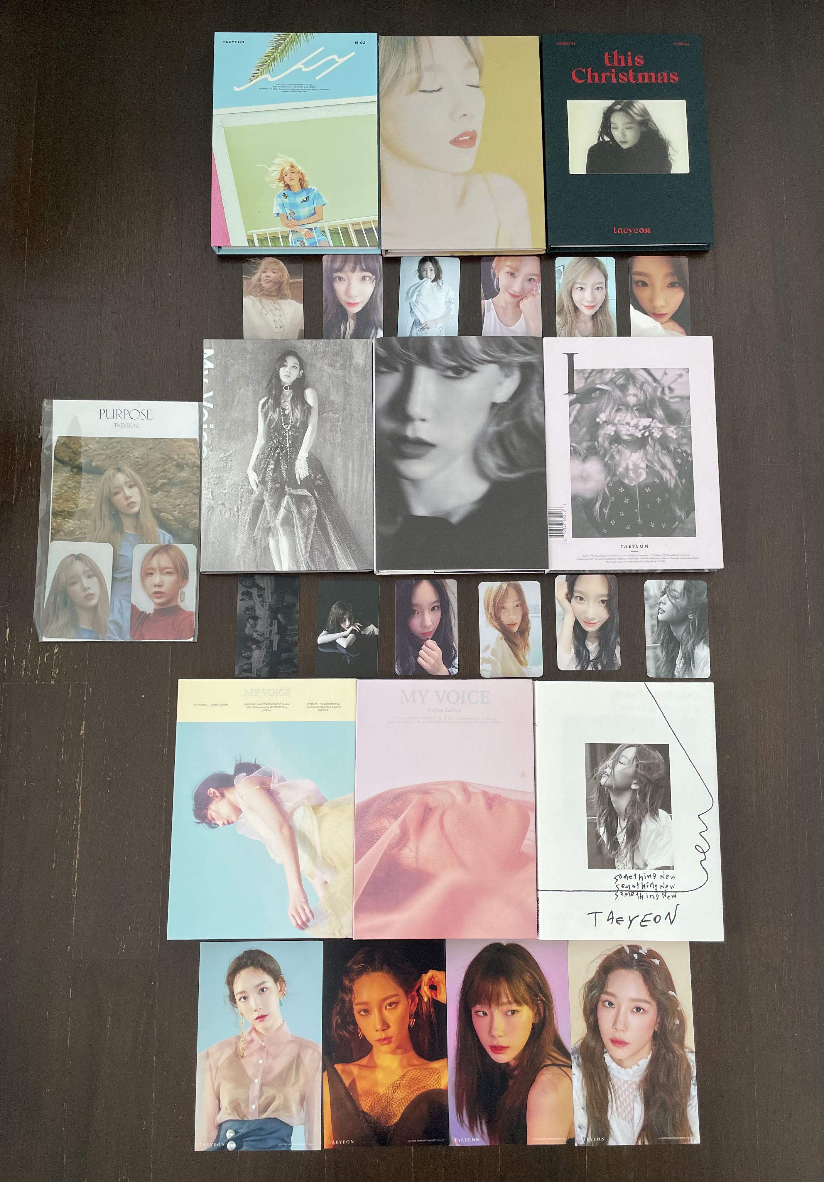 Taeyeon Album Collection, Hobbies & Toys, Memorabilia & Collectibles, K-Wave on Carousell