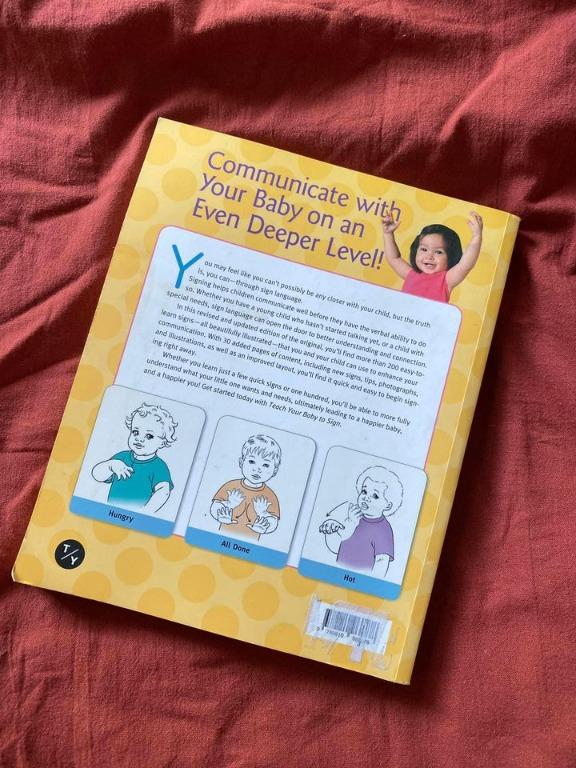 Teach your baby to sign, sign language book, Hobbies & Toys, Books ...