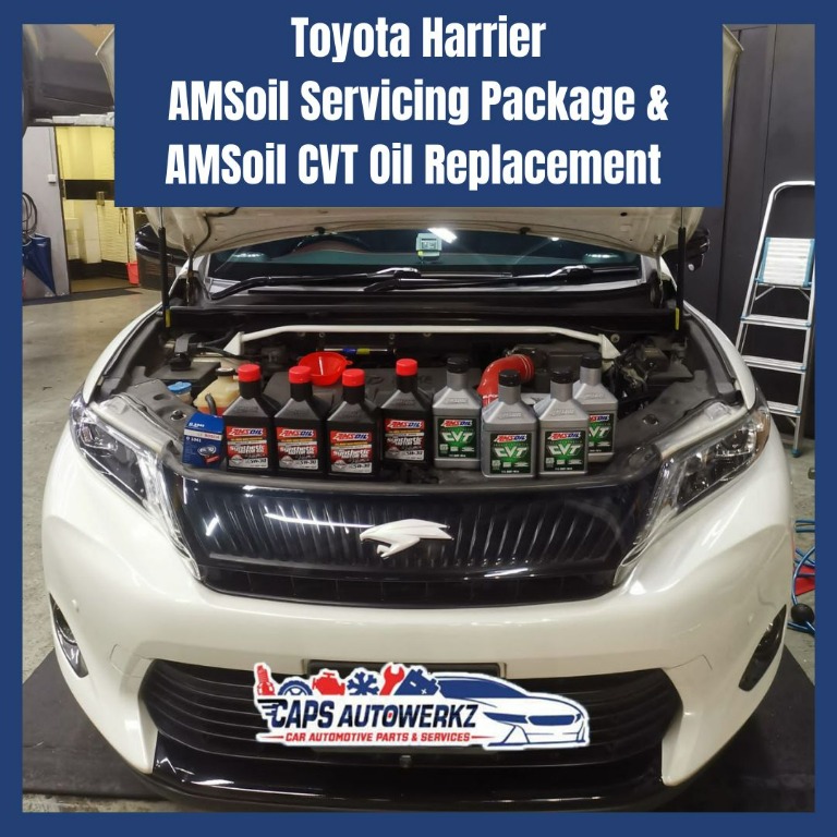 Toyota Harrier AMSoil Servicing Package & AMSoil CVT Oil Replacement ...