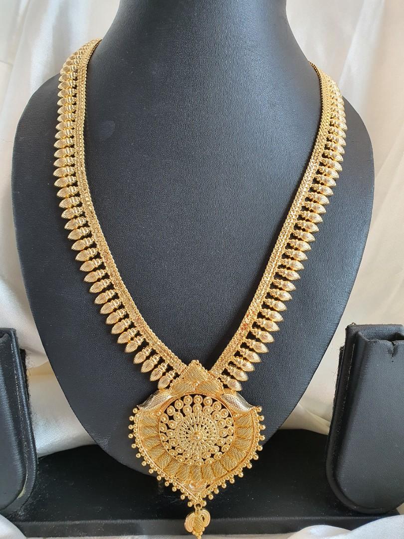 Traditional Design Long Aaram with pure gold plating, Women's Fashion ...