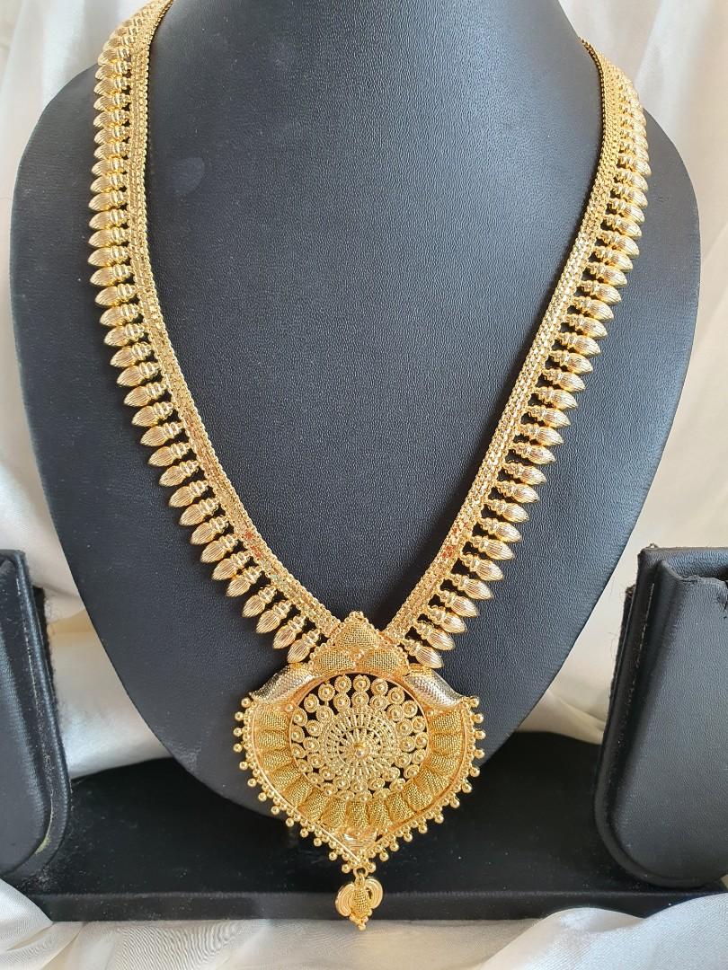 Traditional Design Long Aaram with pure gold plating, Women's Fashion ...