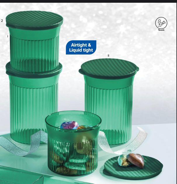 Tupperware Elegant Round Set (4), TV & Home Appliances, Kitchen ...