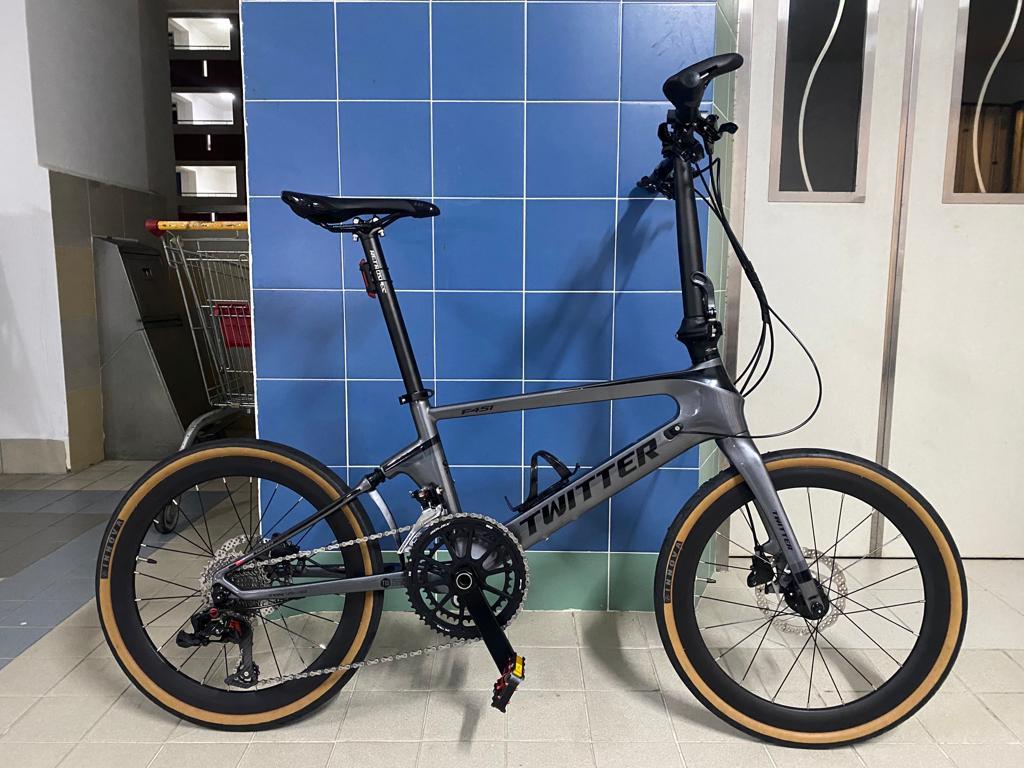 Twitter F451 Carbon , Foldable mini velo.folding bike ,foldable bicycle ...