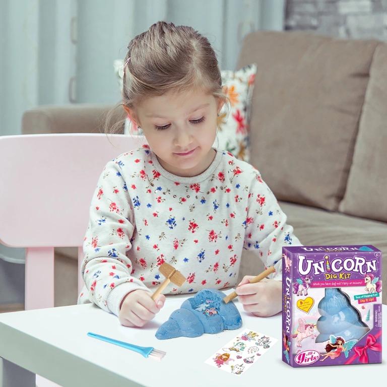 Unicorn Mermaid Dig Kit Toy with Mining Excavation Tool STEM Toy for ...
